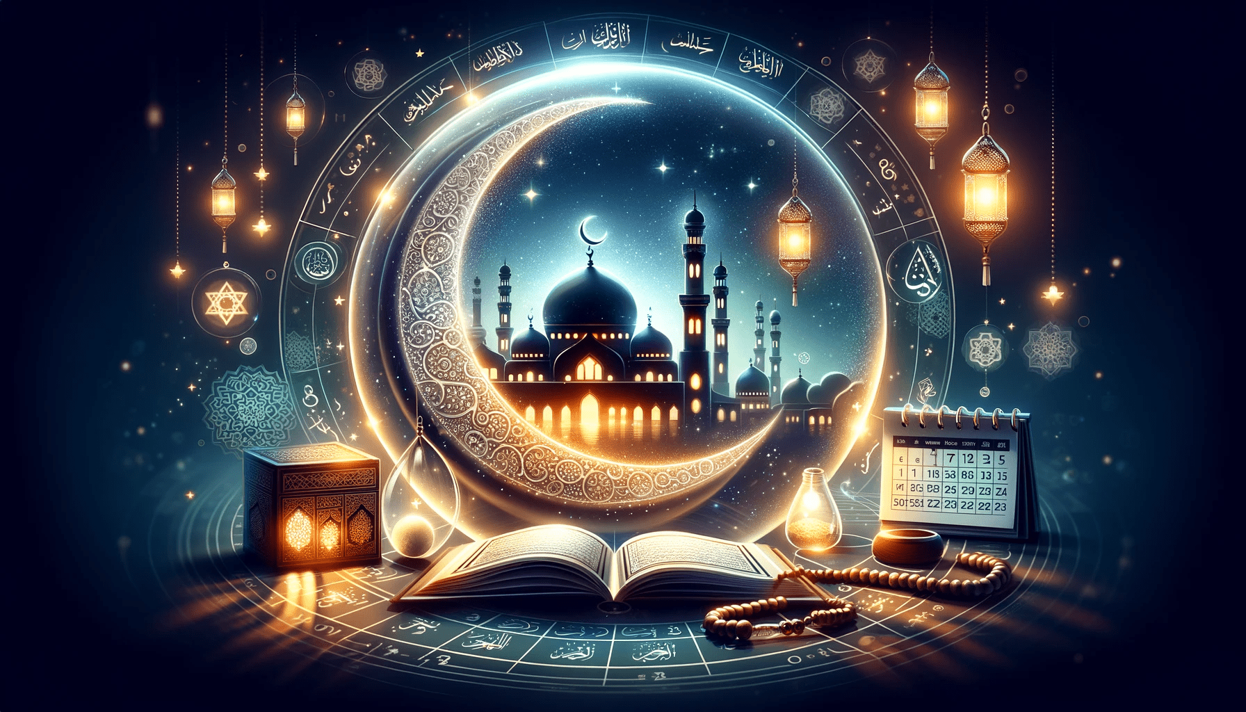 The 2024 Year Haram Months Calendar