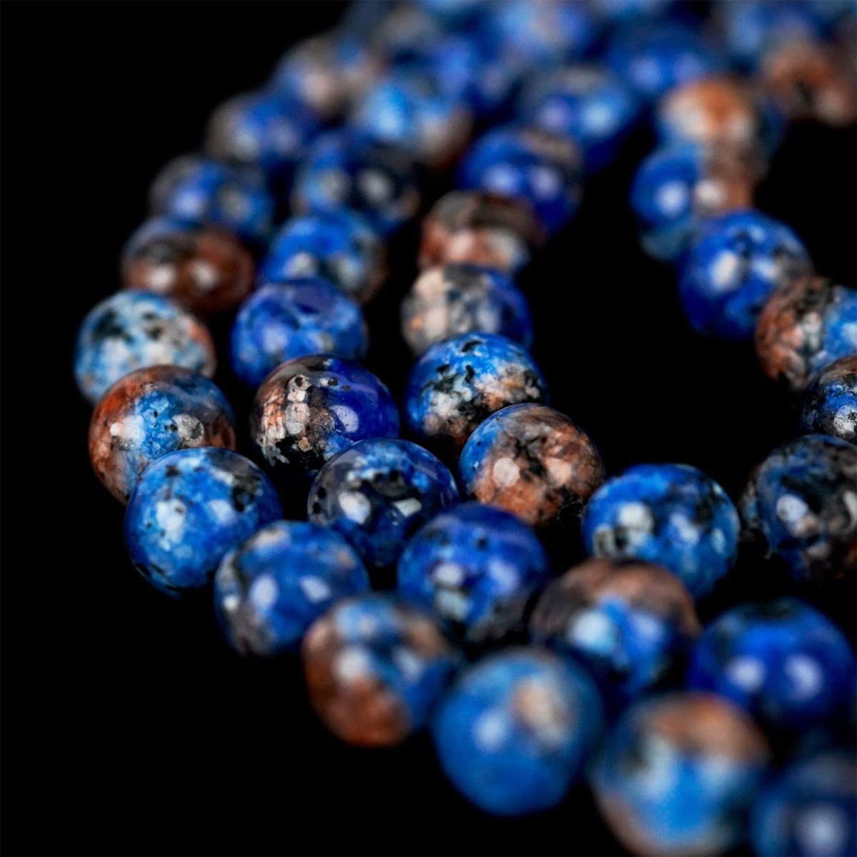 Islamic Prayer Beads - Aqua Blue & Black Dhikr Beads