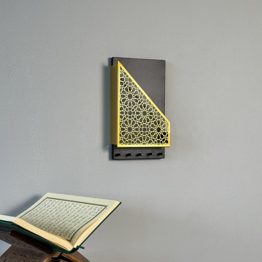 Metal Quran Box and Rosary Hanger