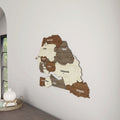 Senegal Wooden Map Art – Laser Cut Wall Decor
