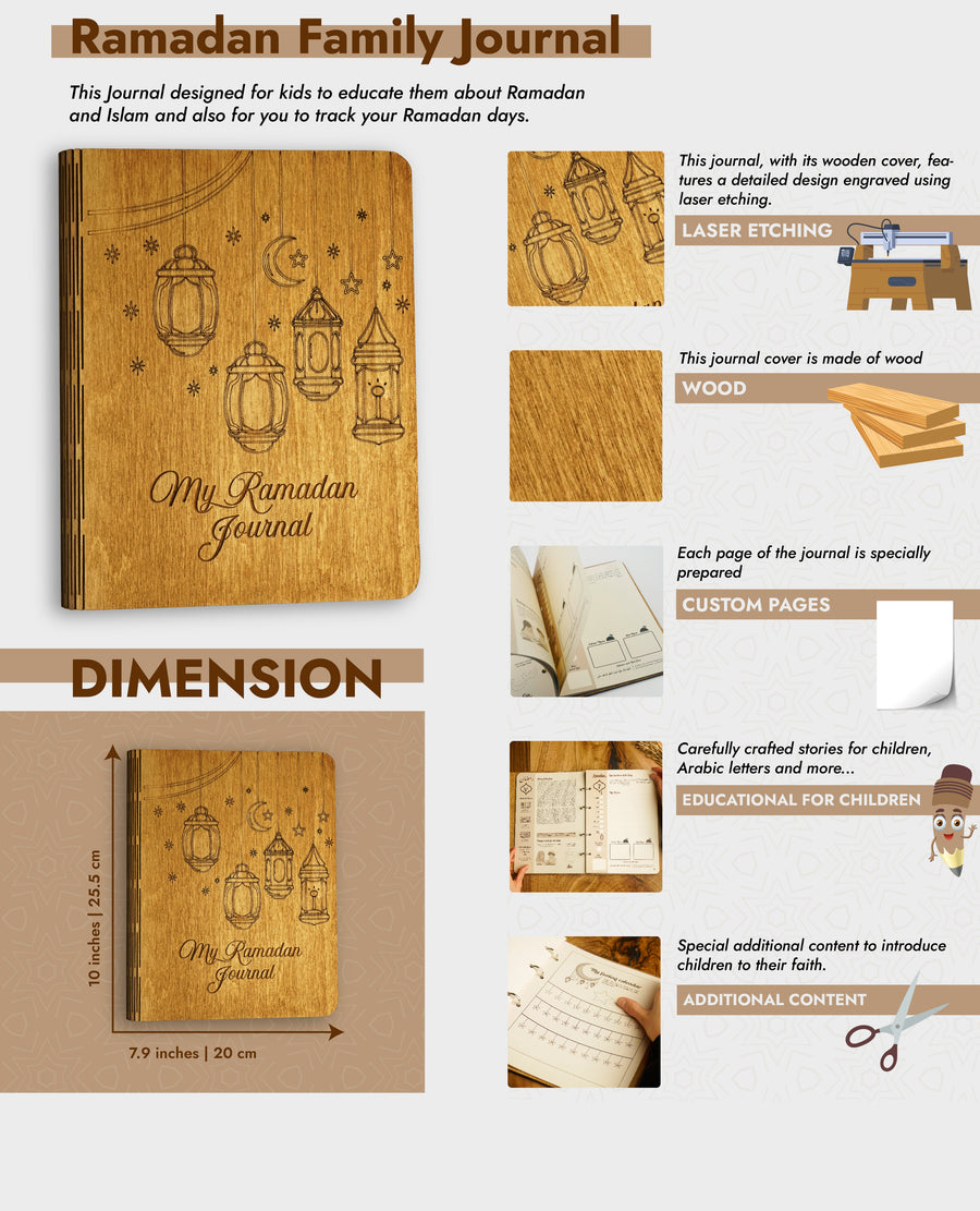 Islamic Gift Ramadan Journal Planner for Family