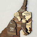 United Arab Emirates Wooden Wall Map