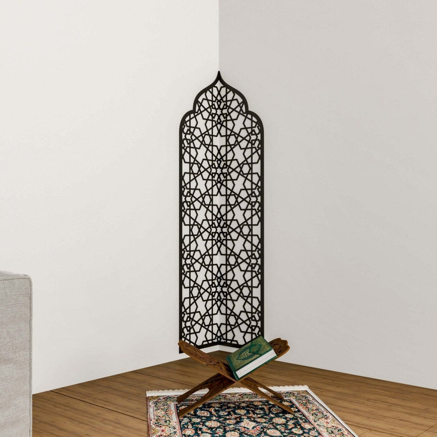 Interior Mihrab Wooden Prayer Niche | Islamic Wall Art Decor