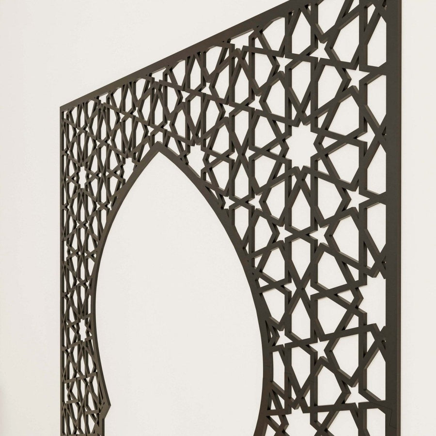 Wooden Mihrab for Home Prayer Space - Islamic Home Decor