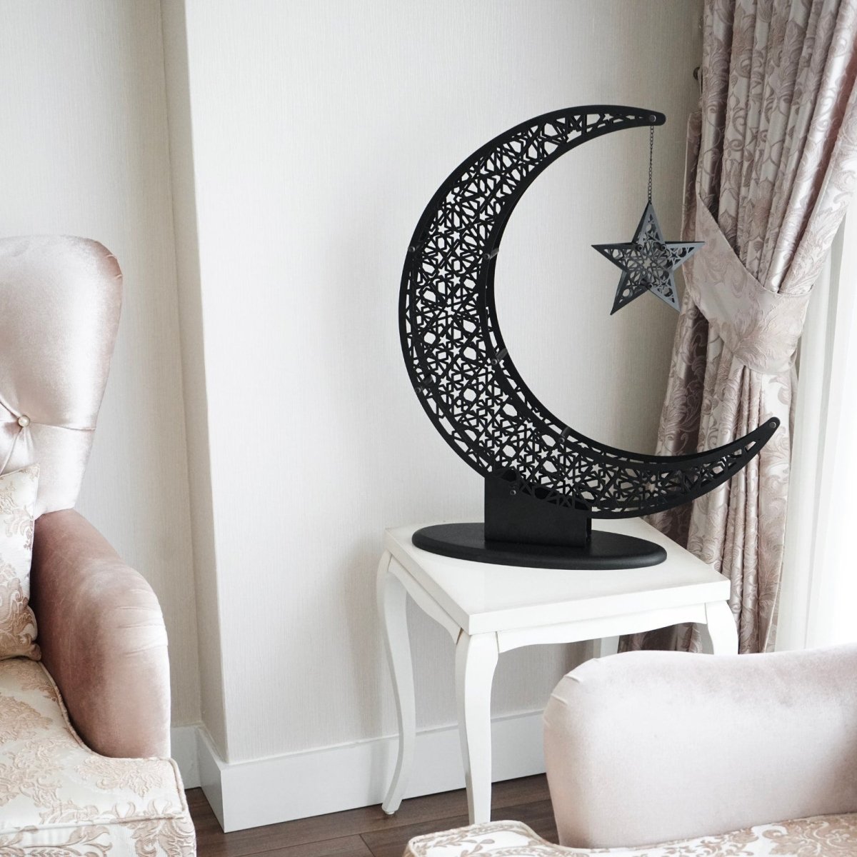 Islamic Gift Crescent Star Metal Islamic Home Art – Islamic Wall Art Store