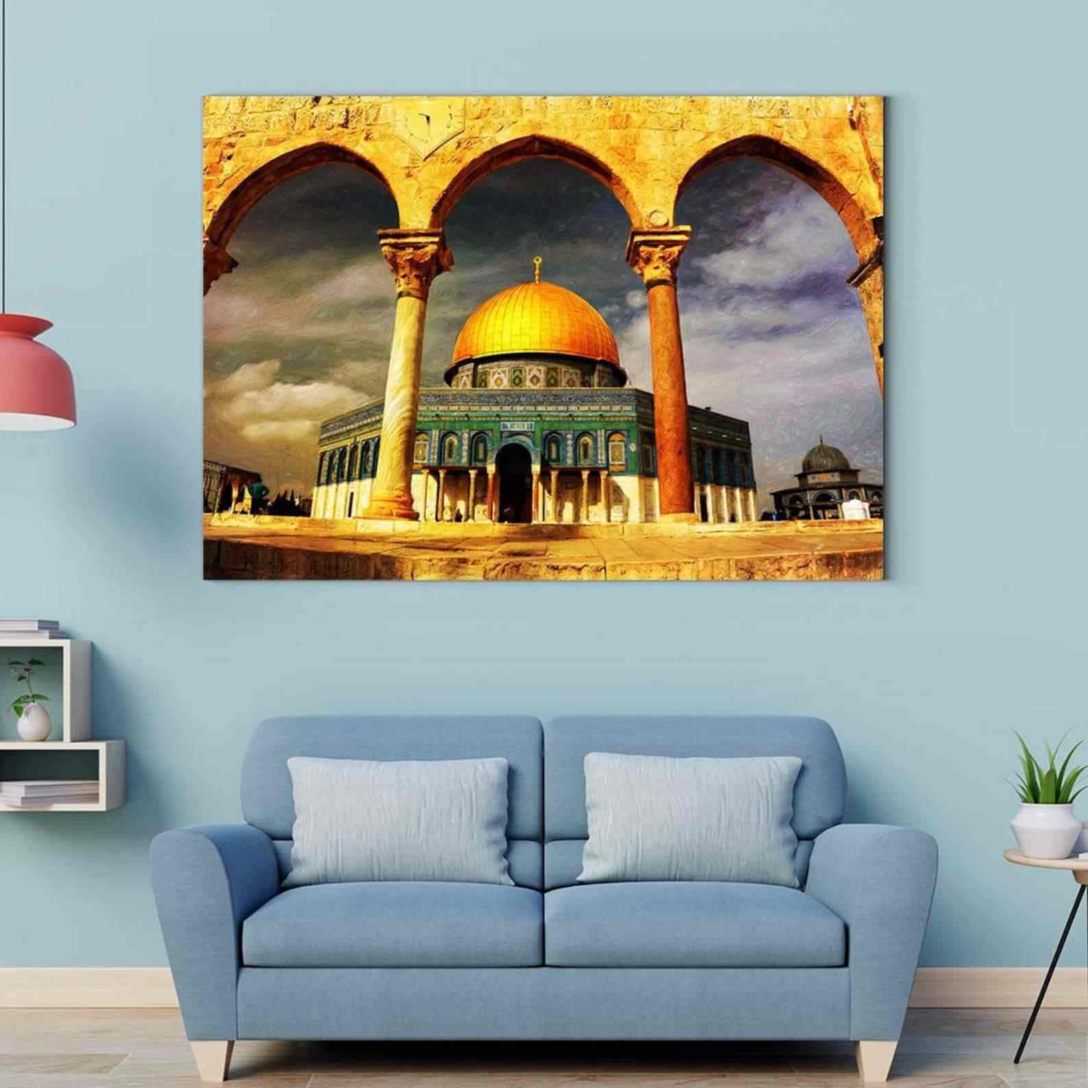 Masjid Al Aqsa Islamic Wall Art Canvas Printing